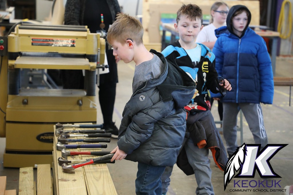 CTE Month: Third grade students go to KHS Mini Career Fair - Keokuk ...